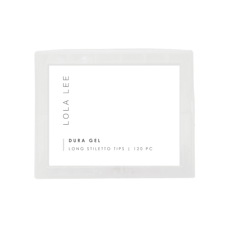 Dura Gel Clear Stiletto Tips (120's) | Belush Ltd